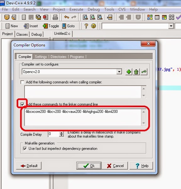 CAR: Dev-c++ Opencv安裝