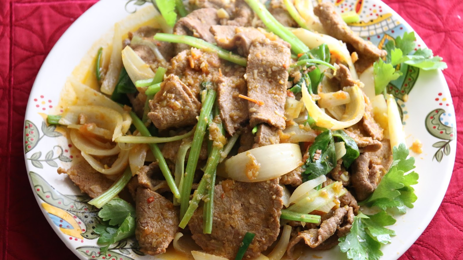 Boriville: Stir-fry Sate Beef (Bo Xao Sate) Recipe