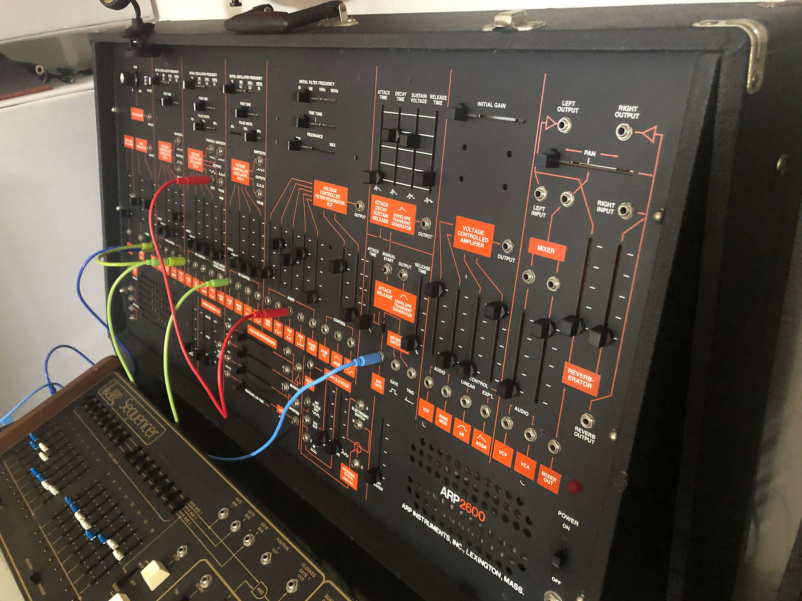 MATRIXSYNTH: 1978 Black and Orange ARP 2600 MK3
