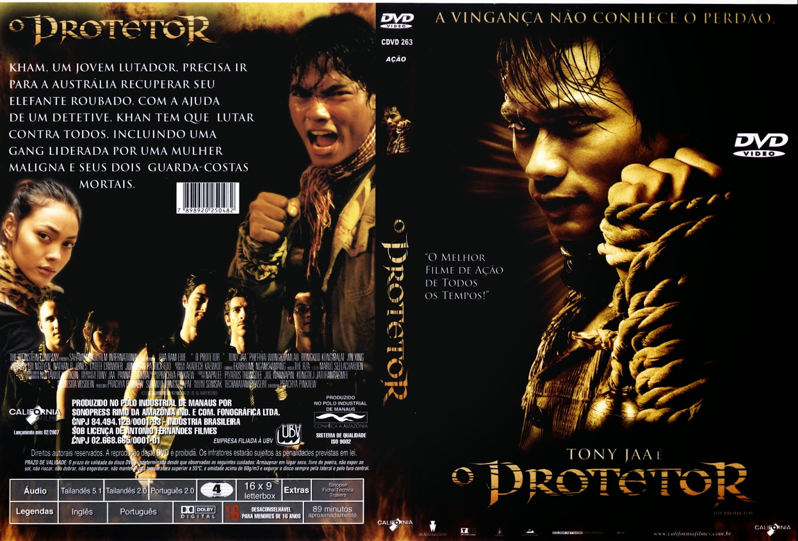 CAPAS DVD-R GRATIS: O Protetor 1 e 2 (Tony Jaa)