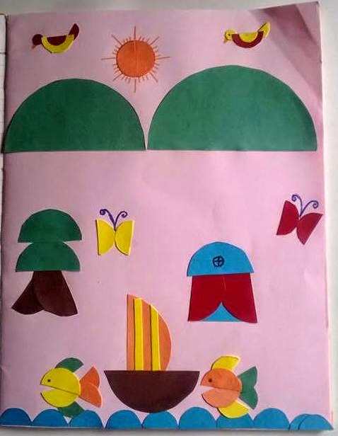 My Kidz Creative Express: Semicircle paper craft