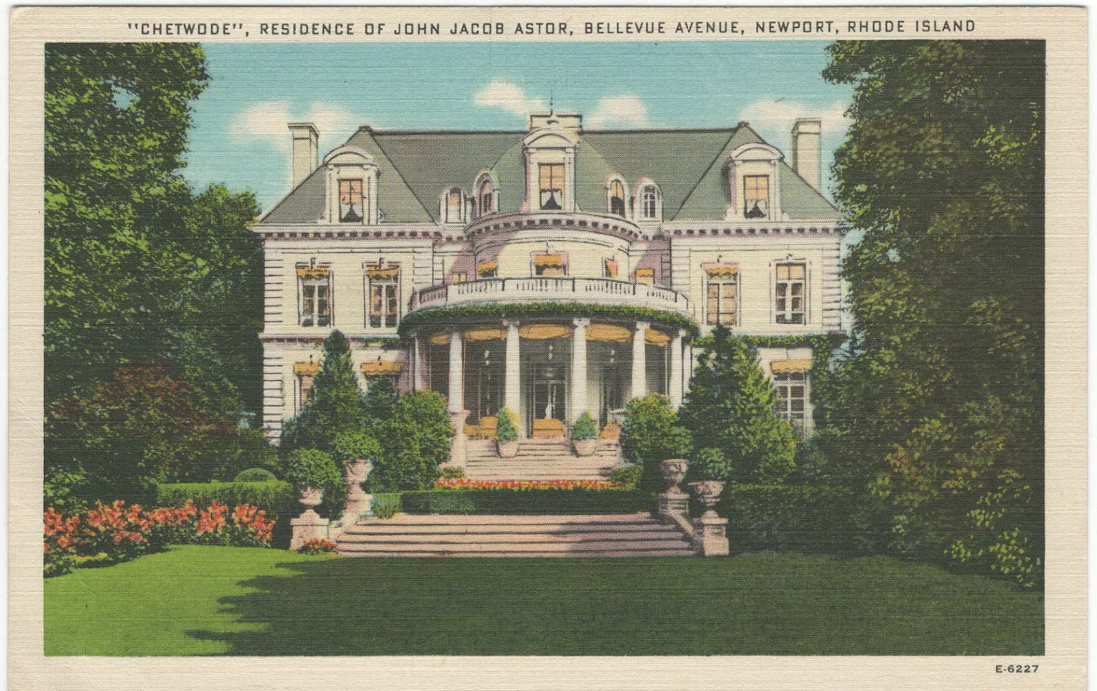 Papergreat: Chetwode (1903-1973) was merely an Astor family "cottage"