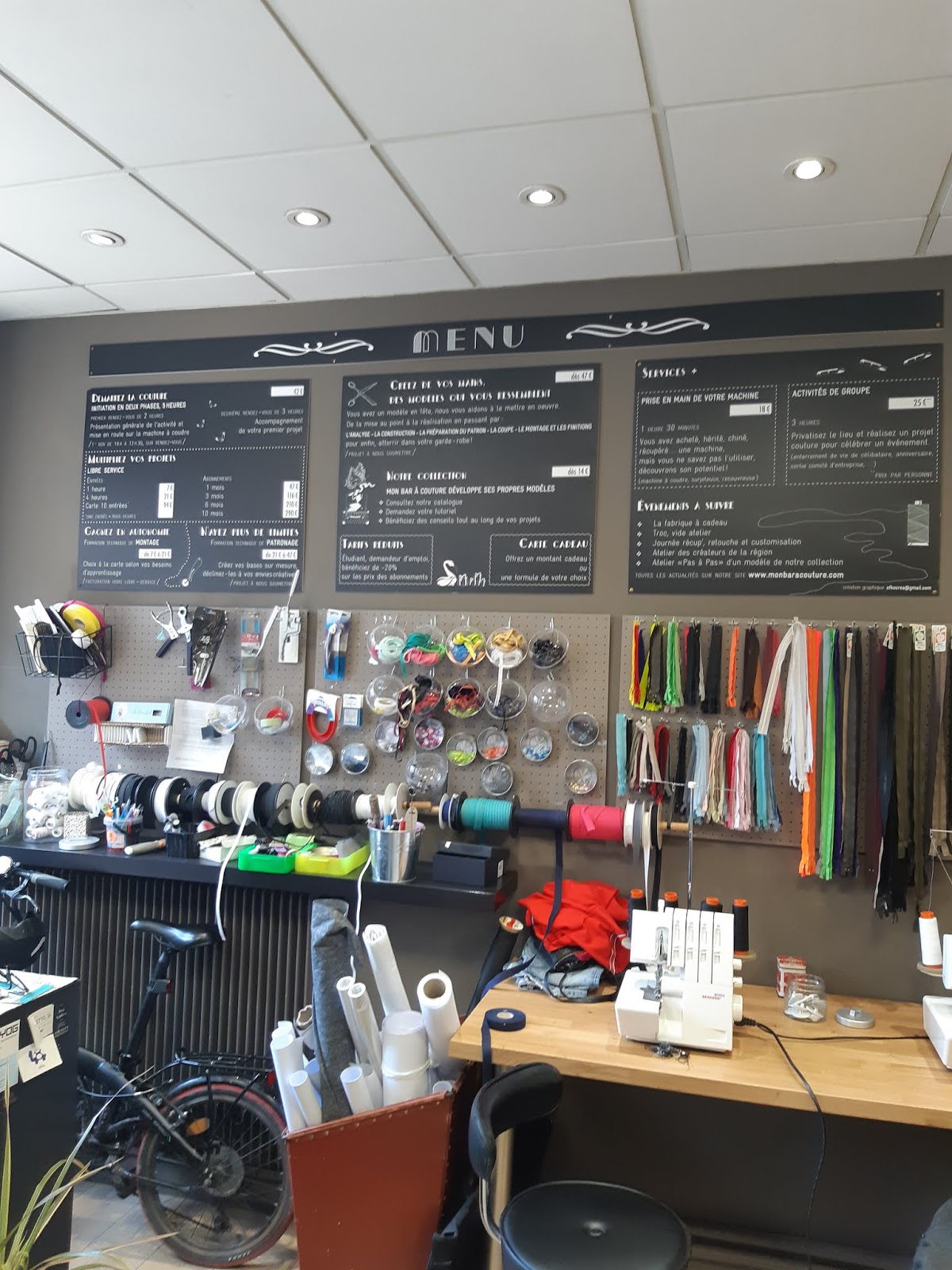 Mamactuelle: Le bar à couture