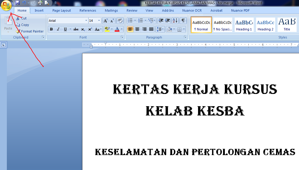 Buletin Kelab KESBA Kolej Matrikulasi Negeri Sembilan: Membaiki Fail ...