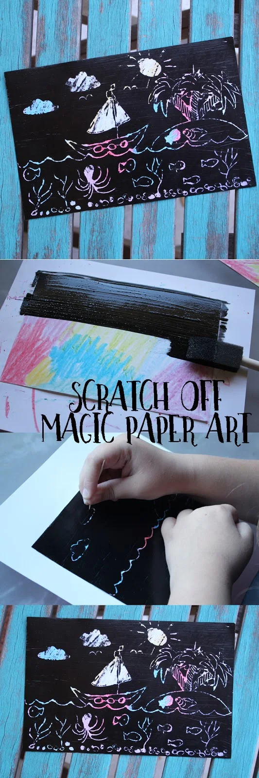 Scratch-Off Magic Paper Art!