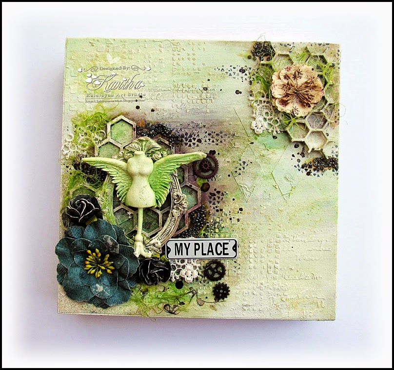 Kalalayaa's Art Stuido: Mixed media box