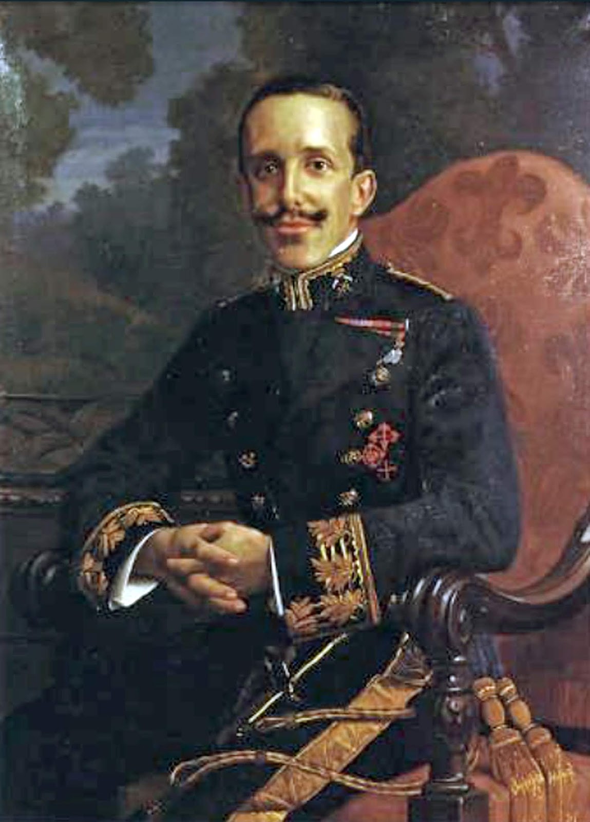 ALFONSO XIII RETRATADO