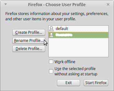 GNU/Linux, Internet, WordPress, Programas : Crear perfiles en Firefox