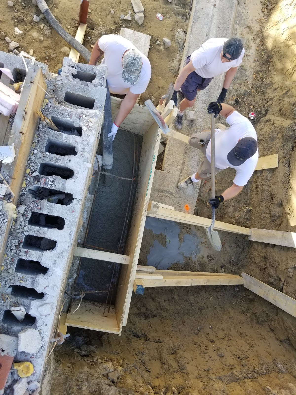 Week 2: Footings and bench pinning
