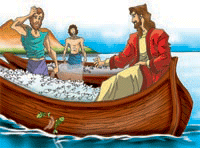 Vivendo a Palavra de Jesus: Jesus no barco faz toda a diferença