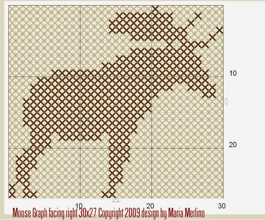 Color Charts and Tapestry by Maria Merlino: Woodland Animals Goose ...
