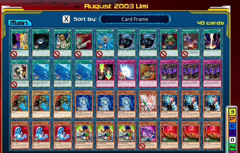 Fun with Yu-gi-oh: August 2003 Format: Decks
