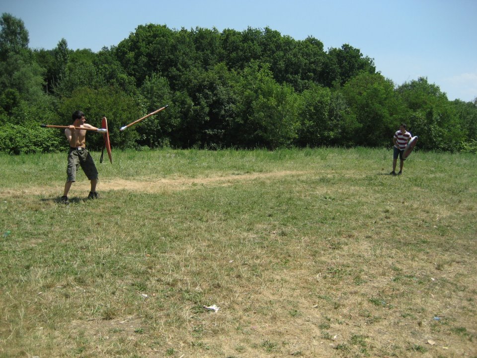 Buskador's LARP: Larp boffer javelin live testing photos.