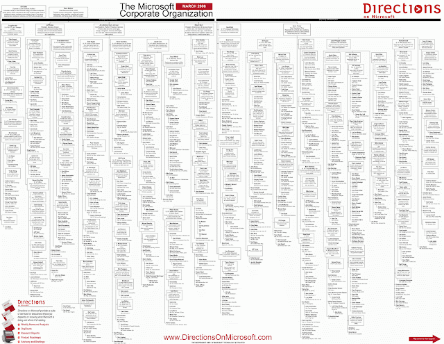 Business Leader: Organizational Structure of Microsoft