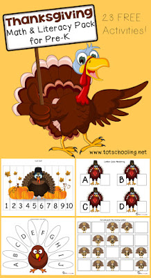 Thanksgiving Turkey Do-a-Dot Sheets | Totschooling - Toddler, Preschool ...