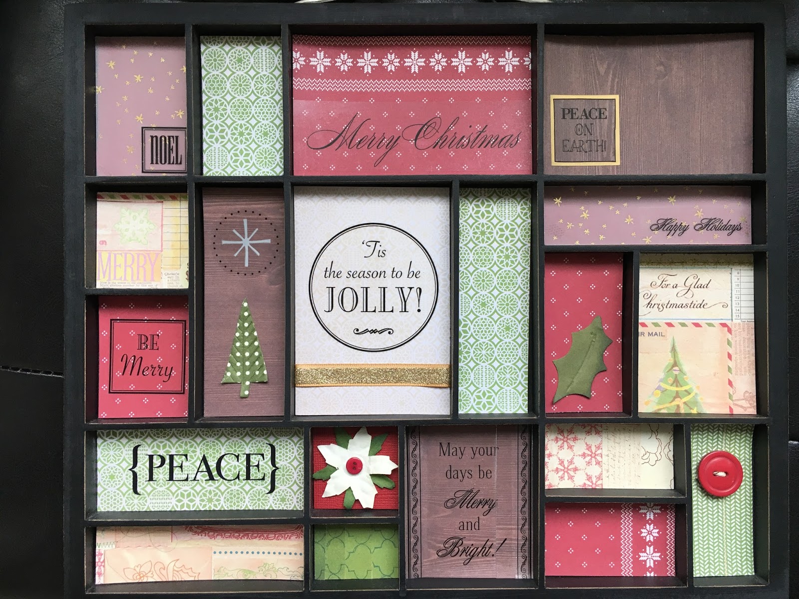 SRM Stickers: Christmas Decor Tray by Melanie