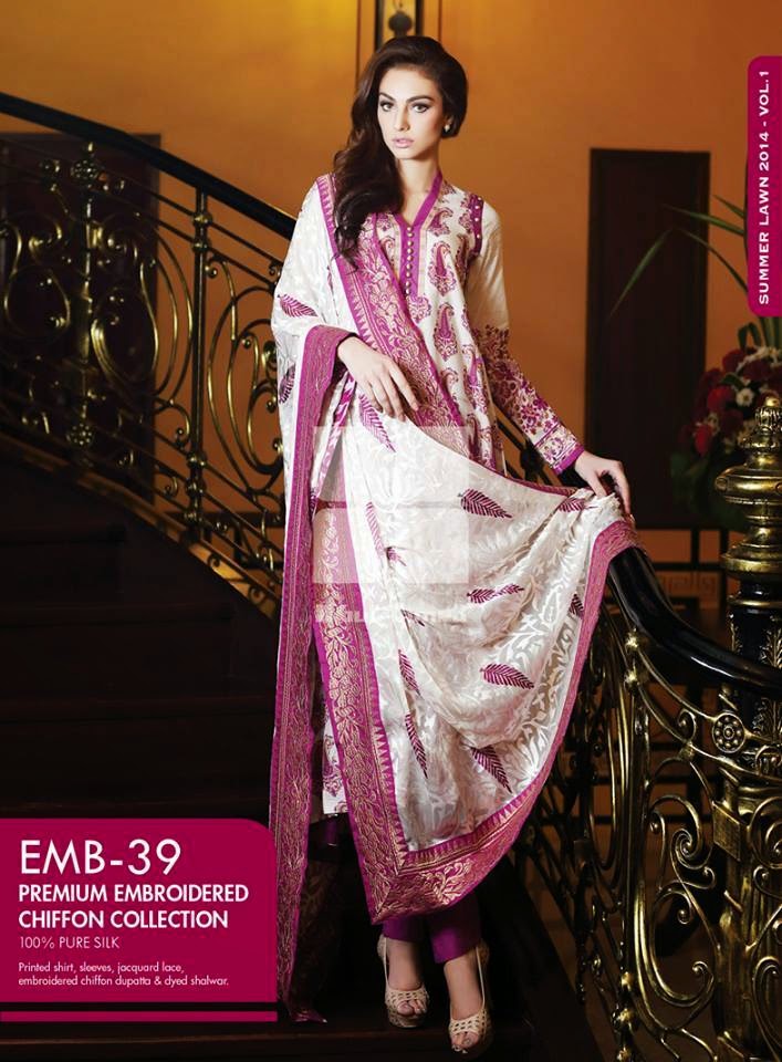 Gul Ahmed Designs |Summer Collection in Pakistan 2014