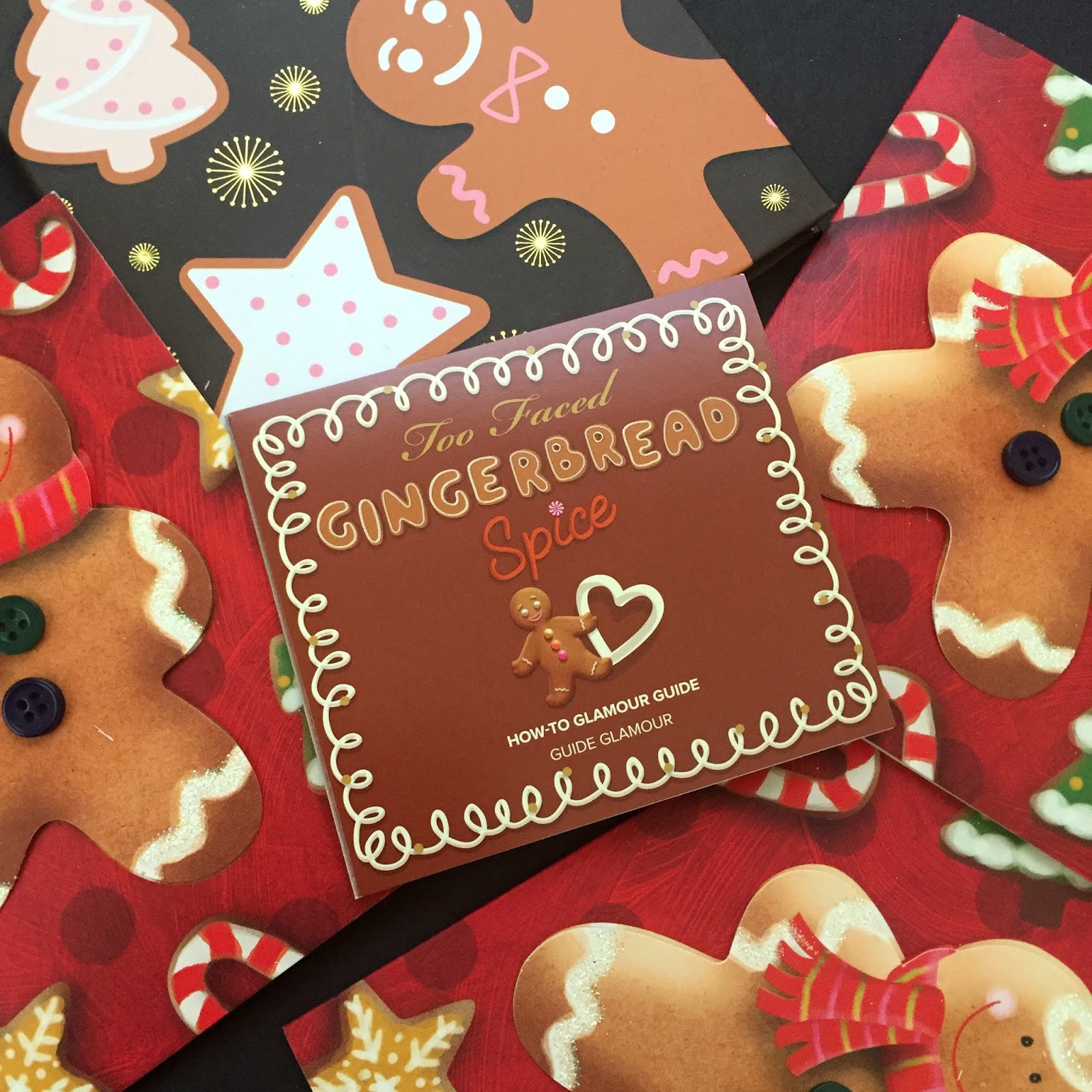 Too Faced Gingerbread Spice Eye Shadow Palette and Gingerbread Man ...