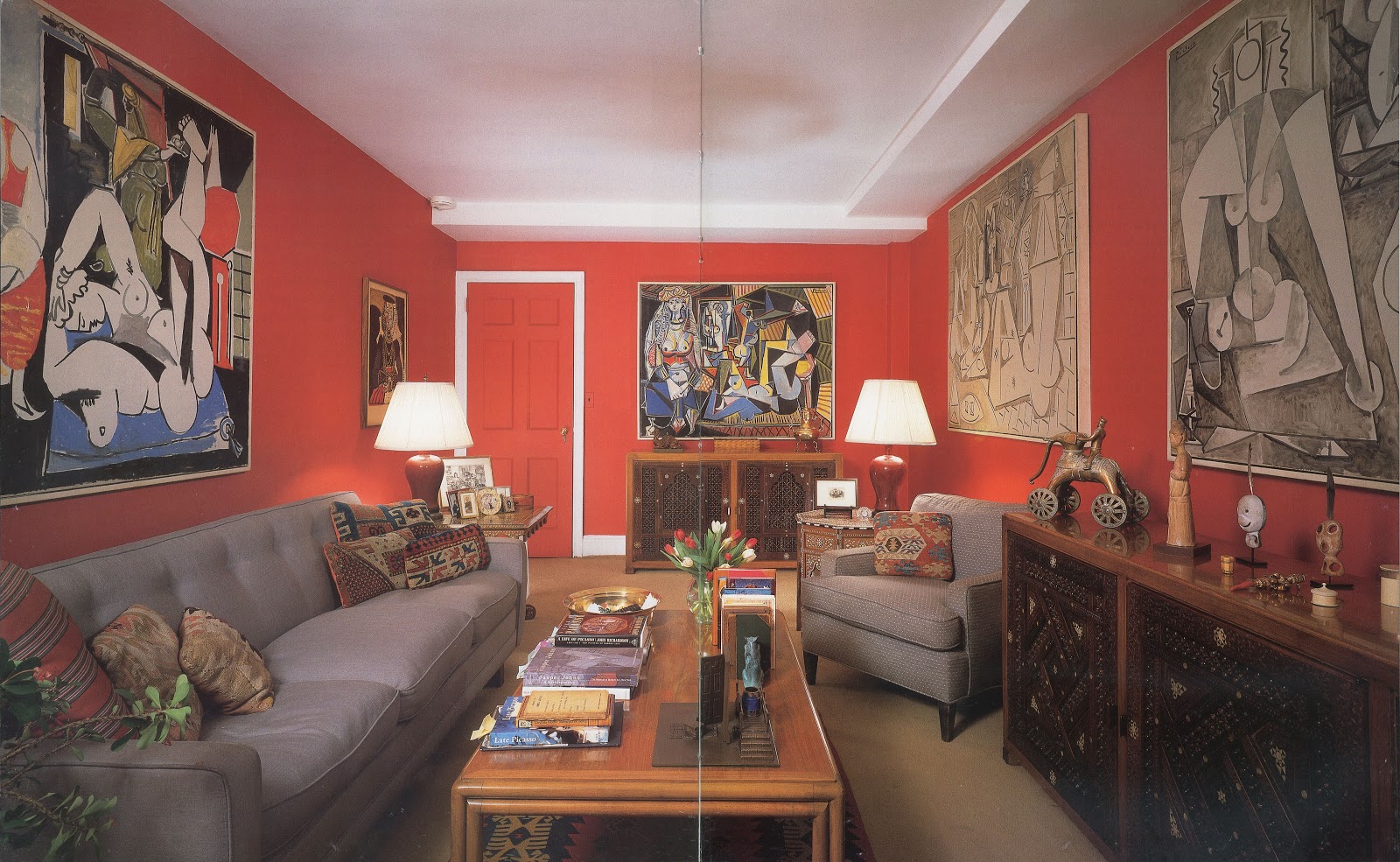 FOR PILAR~: Victor & Sally Ganz; Their Apartment at 10 Gracie Square