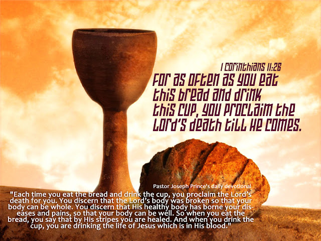 Live RIGHT by believing RIGHT: The Power of Holy Communion