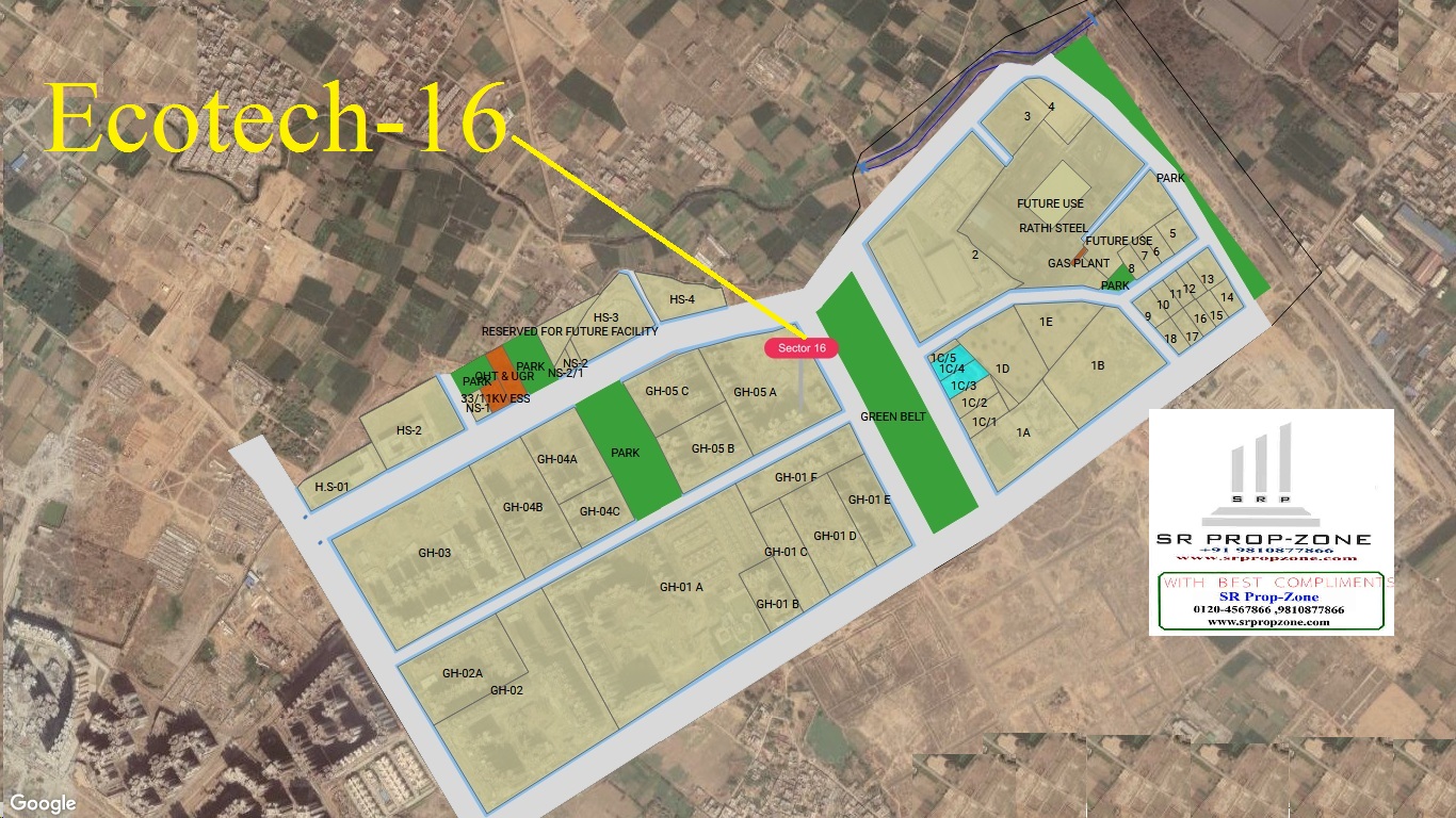 Ecotech-16 Layout Plan Map, Greater Noida Layout Plan HD Map - Greater ...