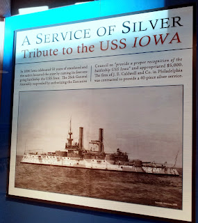 History and Culture by Bicycle: USS Iowa, BB4: A Service of Silver ...