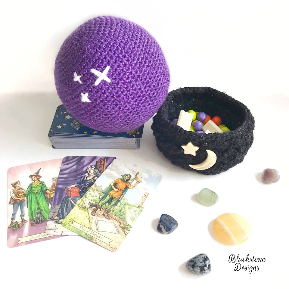 How to Make a Crystal Ball Candy Dish - Free Crochet Pattern ...