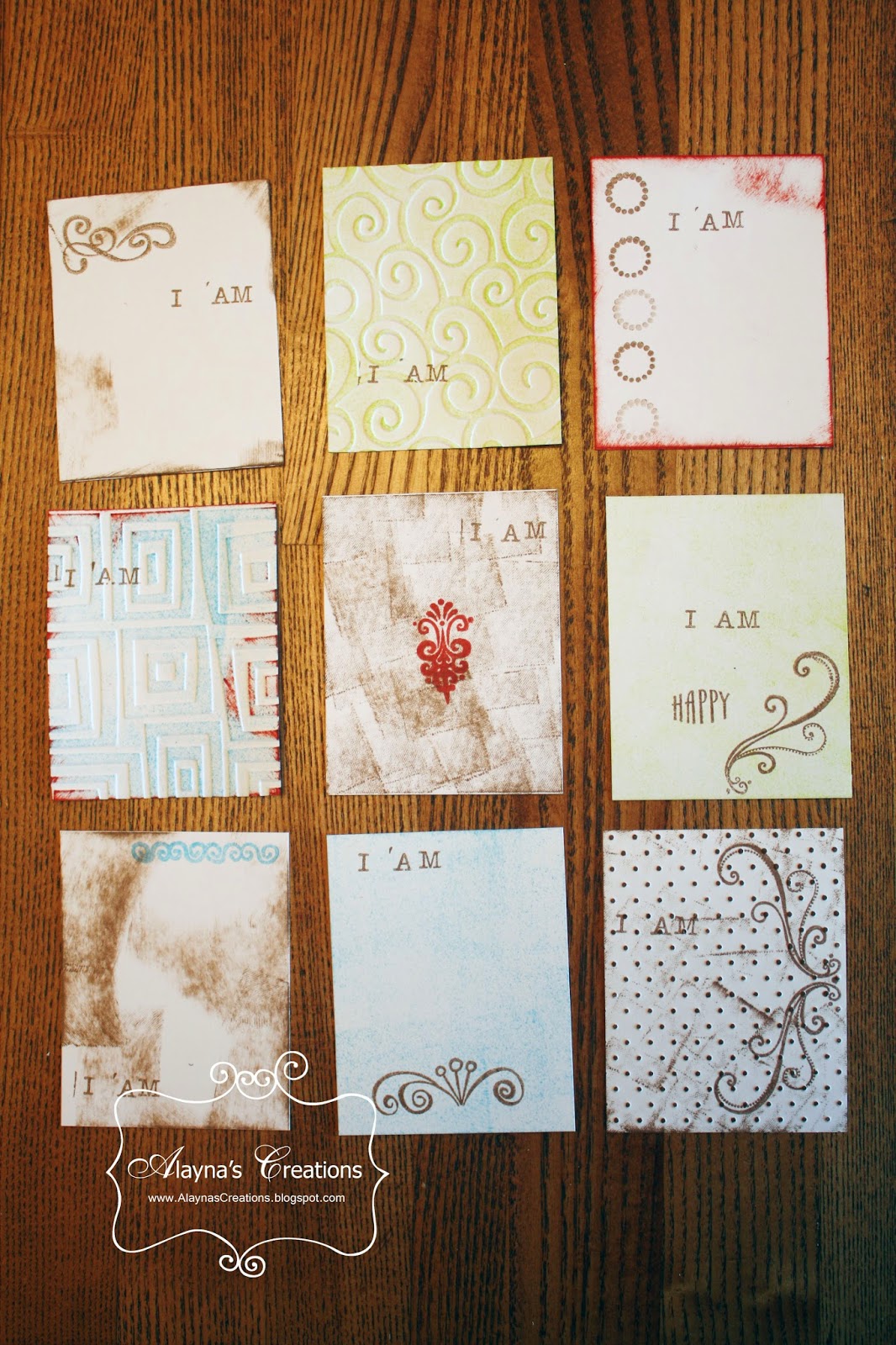 Alayna's Creations: One Little Word - May Prompt (I am)