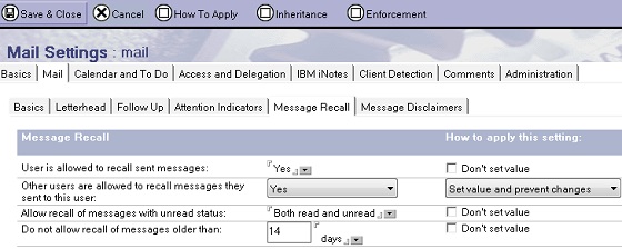 Lotus Notes Memo Templates