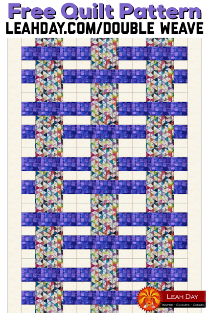 New Double Basket Weave Quilt Pattern | Free Motion Quilting Project ...