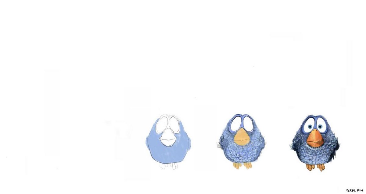 pearljjkim: "For The Birds," Pixar Fan Art
