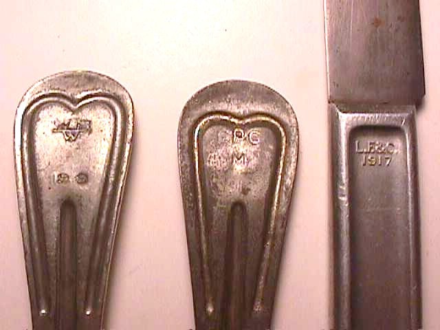 Webbingbabel: Us Army WW1 Eating Utensils