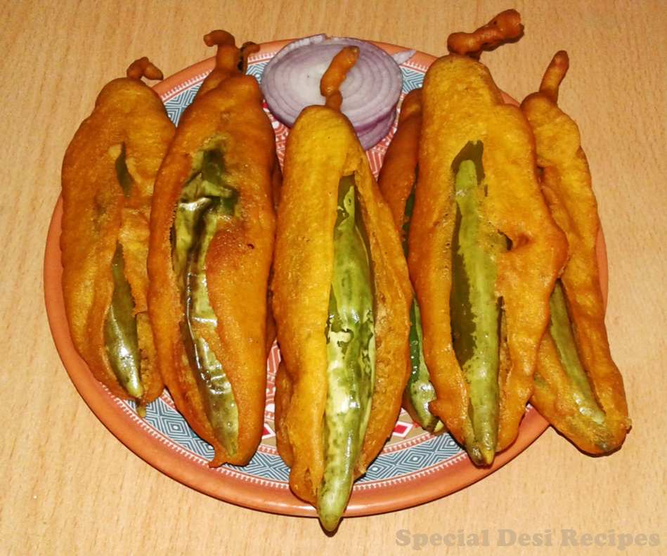 stuffed mirchi bajji | మిరపకాయ బజ్జి | chilli bajji | mirapakaya bajji ...