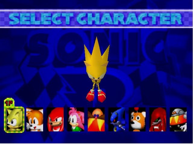 The Gallery of Art: Sonic R Full Character!