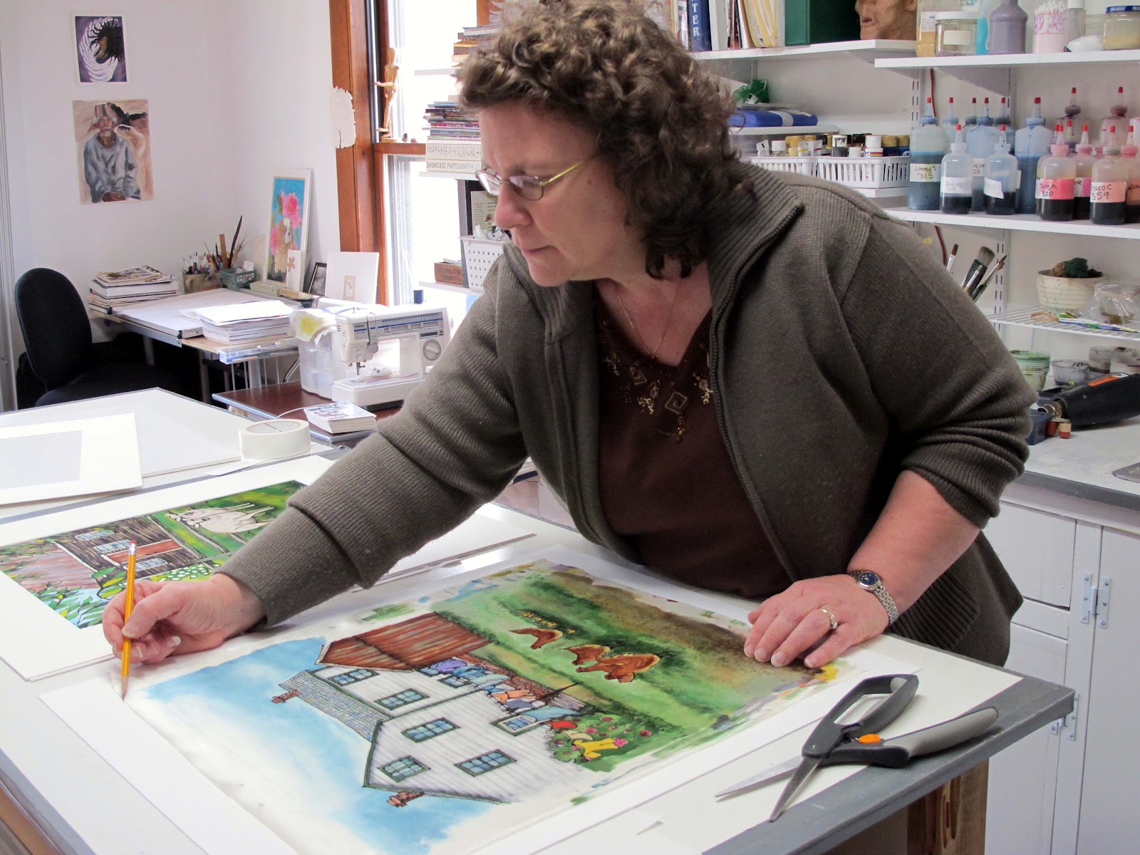 Linda Marcille, Fine Art ~ Crow House Studio: Gallery Orders, Mounting ...