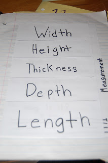 Thinking of Teaching: Linear Measurement Foldable