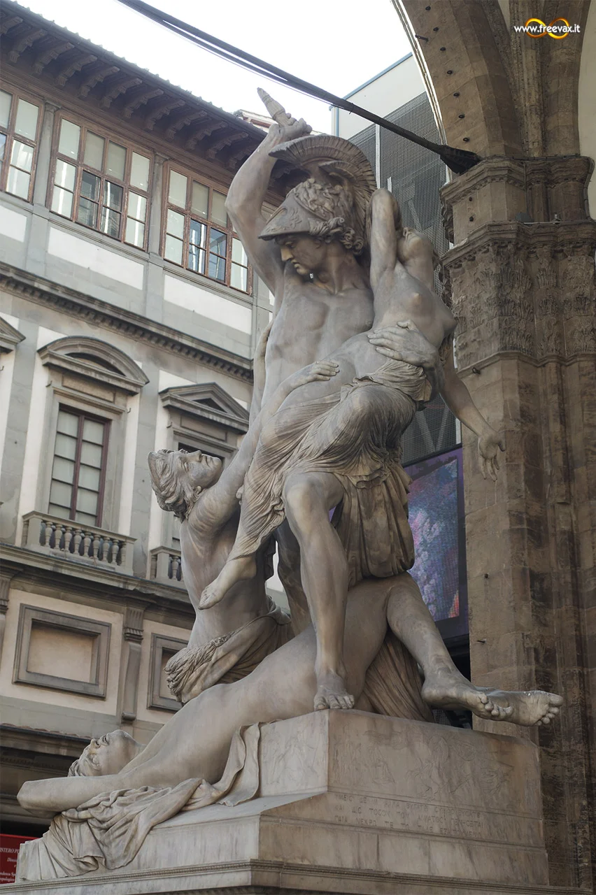 Pio Fedi ~ The Rape of Polyxena, 1865 | Loggia dei Lanzi, Florence ...