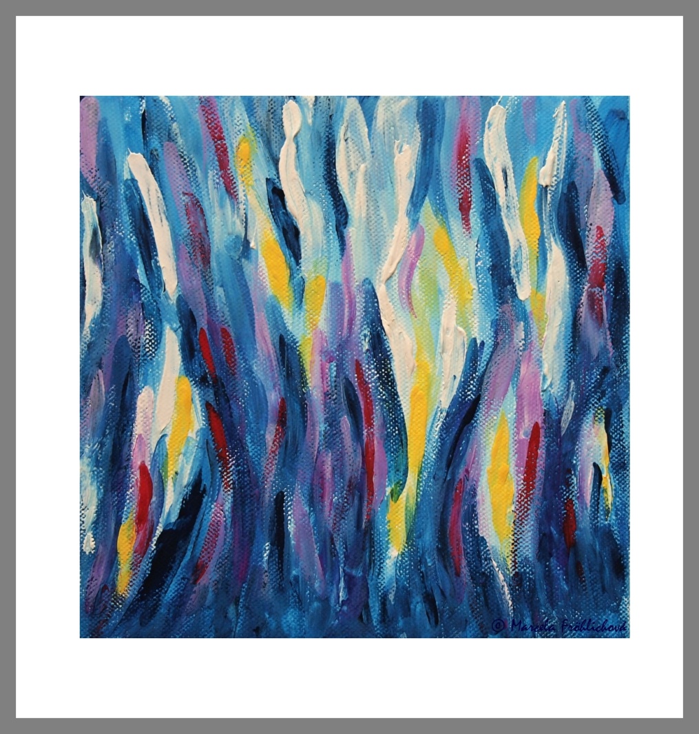 © Dreamdecor.cz: Abstrakce temperou No. 2 - Tempera Abstraction No. 2