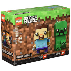 Minecraft Steve? & Creeper Brickheadz Set | Minecraft Merch