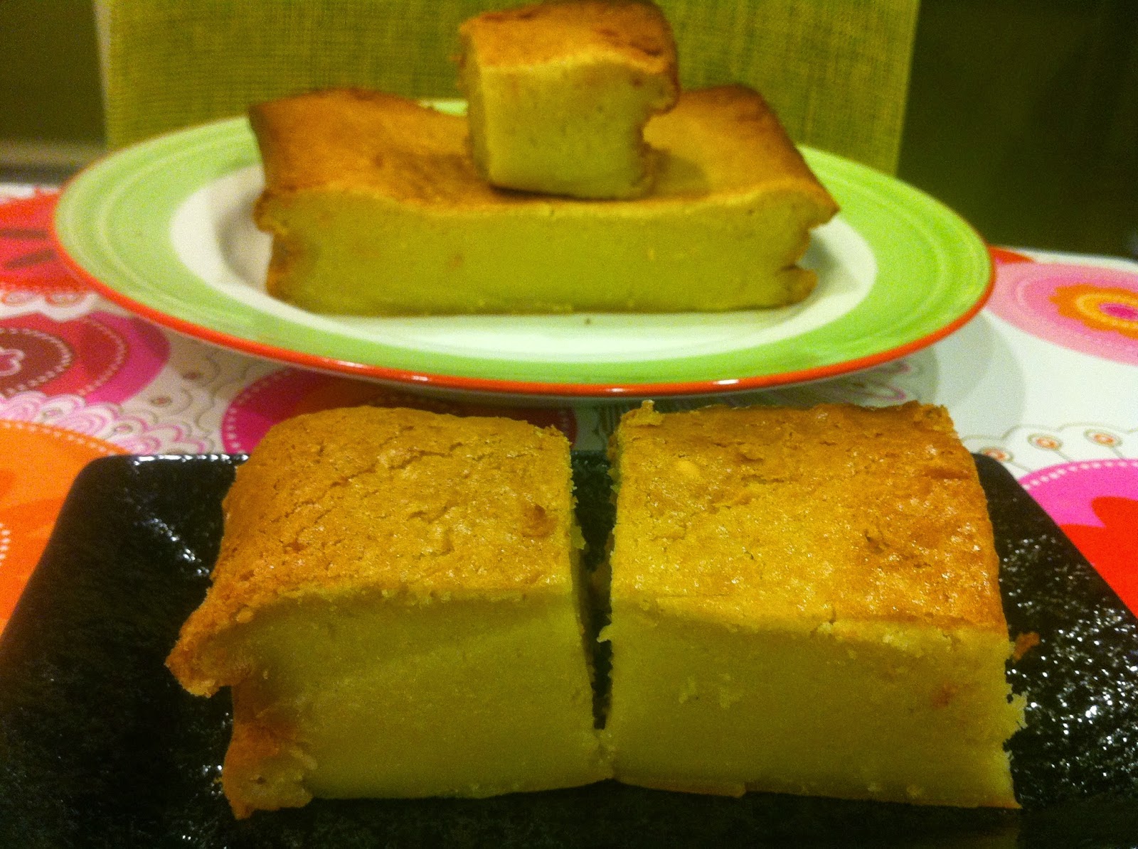Baking For Cowboys: Baked Coconut Nian Gao (Chinese New Year Cake) 烤椰汁年糕