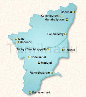 Tourism in India | Incredible India: Tamil Nadu Tourism | Tamil Nadu Map