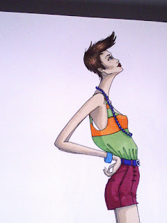 Croqui models| Fashion sketches| Step by step process of making croqui ...