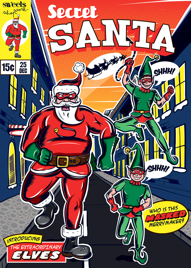 Secret Santa - A Comic Book Inspired Christmas Card. | John D-C ...