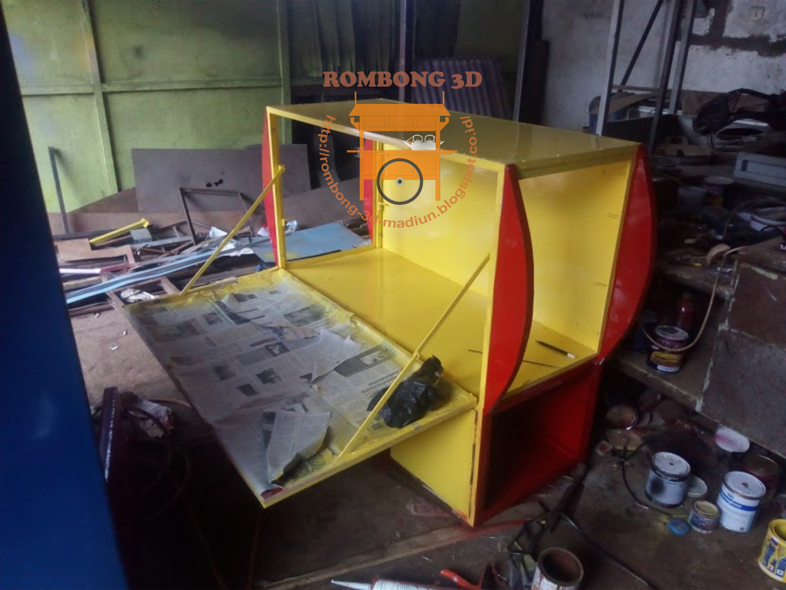 ROMBONG / GROBAK / GEROBAK 3D: GEROBAK MOTOR BAKERY / ROTI