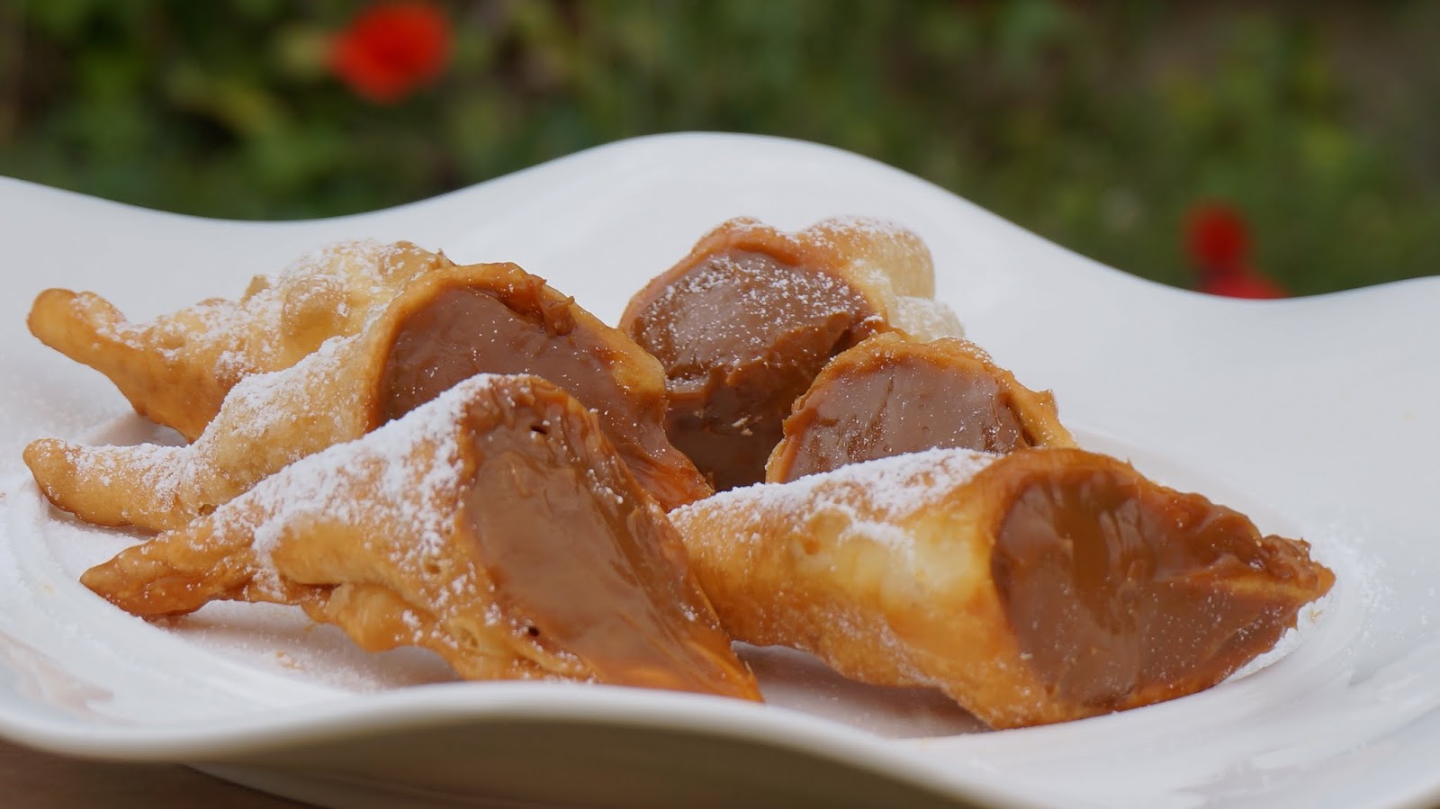 Coscorrones con dulce de leche ~ Pasteles de colores