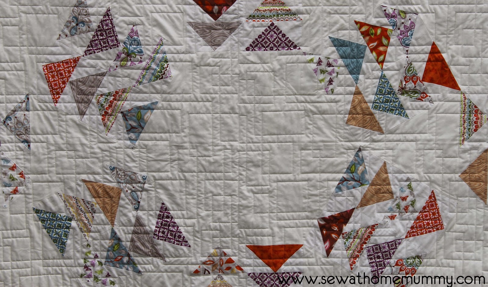 Sew at Home Mummy: Final 2013 Finish (B): "Migration" Quilt