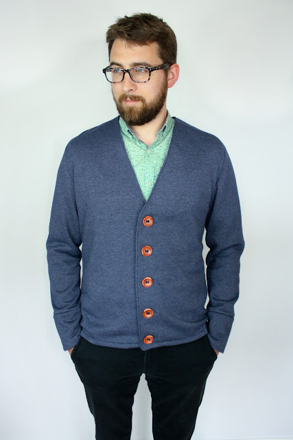 Introducing, The Auden Men's Cardigan Sewing Pattern | Jennifer Lauren ...