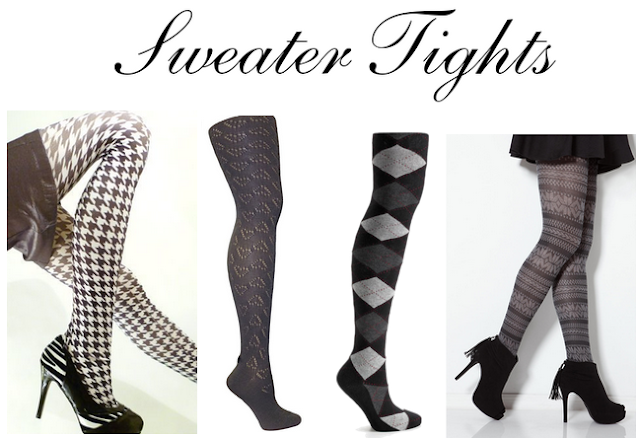 Thursday Trend: Patterned Tights - Sparkles and Shoes