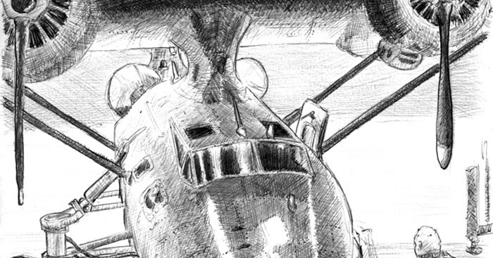 Sketchy Drawings: Taranaki Flying Boat