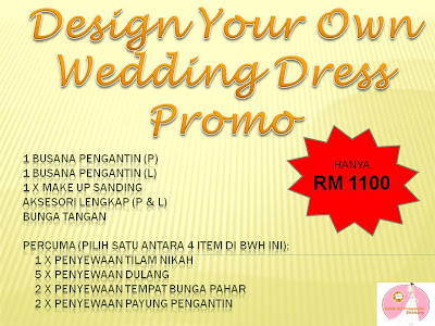 Design Your Own Wedding Dress Promo